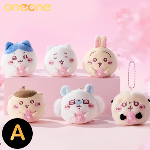 oneone玩玩::《爽抽樂》- 2 MINISO 吉伊卡哇 櫻花大福 絨毛吊飾★無最後賞